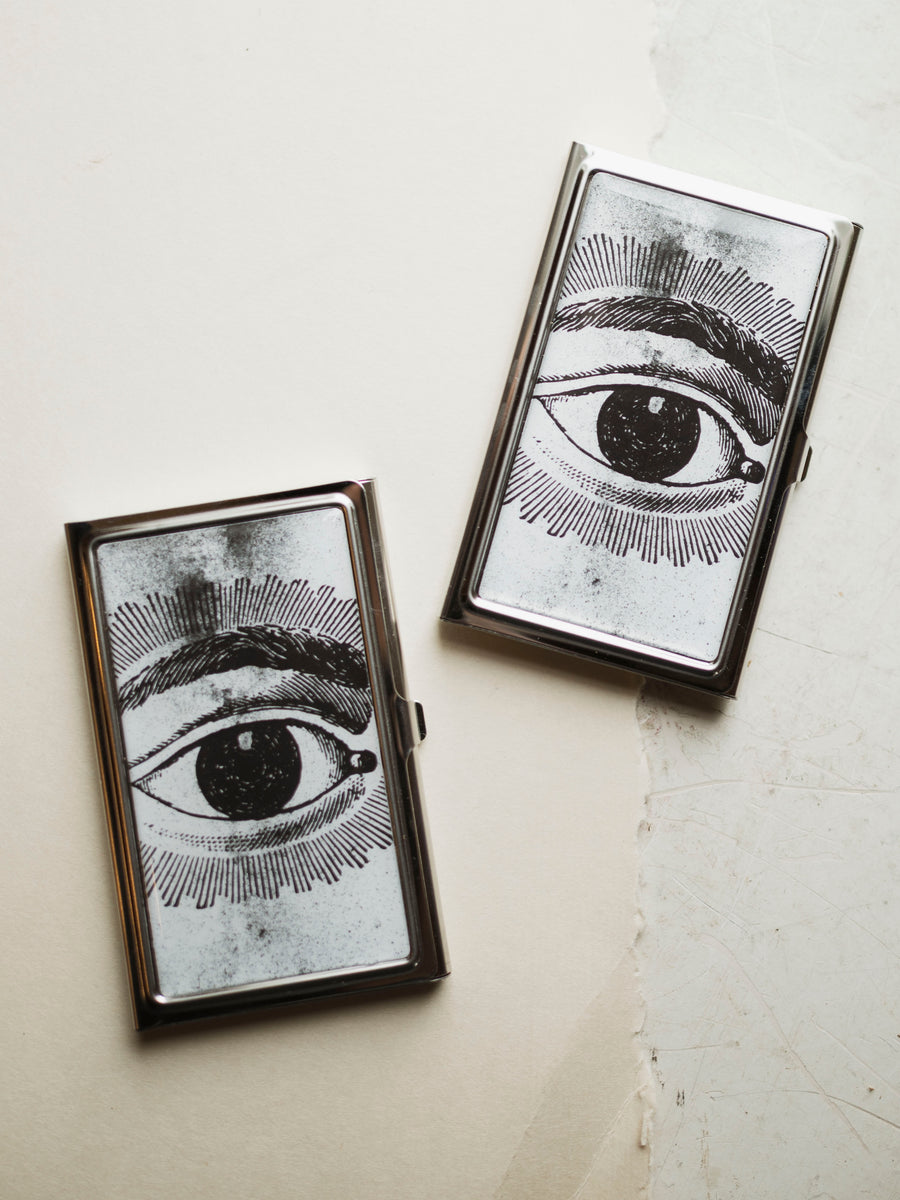 Metal Eye Card Holder, HD847 – Black Moth